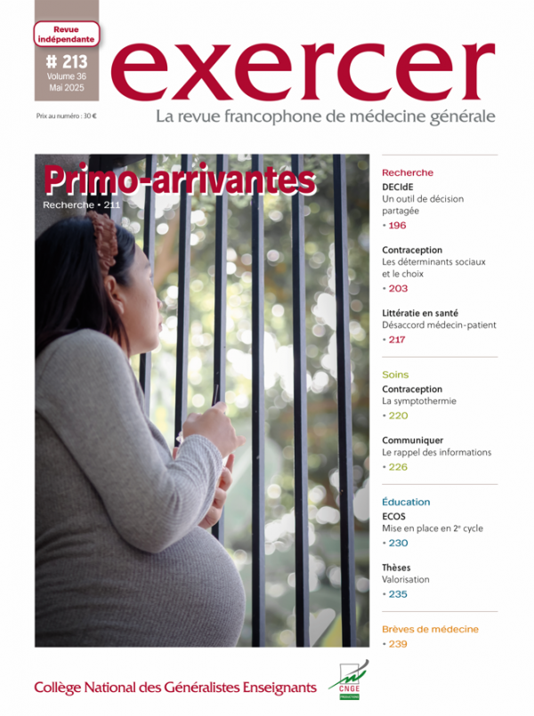 La revue francophone de médecine générale