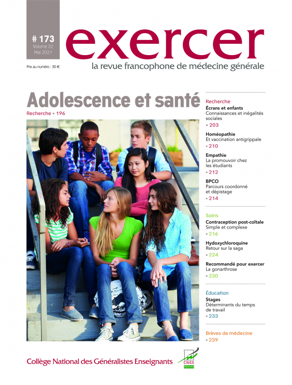 La revue francophone de médecine générale